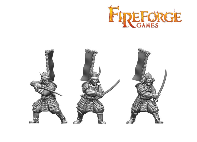Samurai Wars Warriors (24) 28mm Fireforge Games