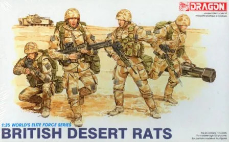 British Desert Rats (4) 1/35 Dragon