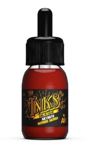 Inks: Intense Sienna Acrylic 30ml Bottle AK Interactive