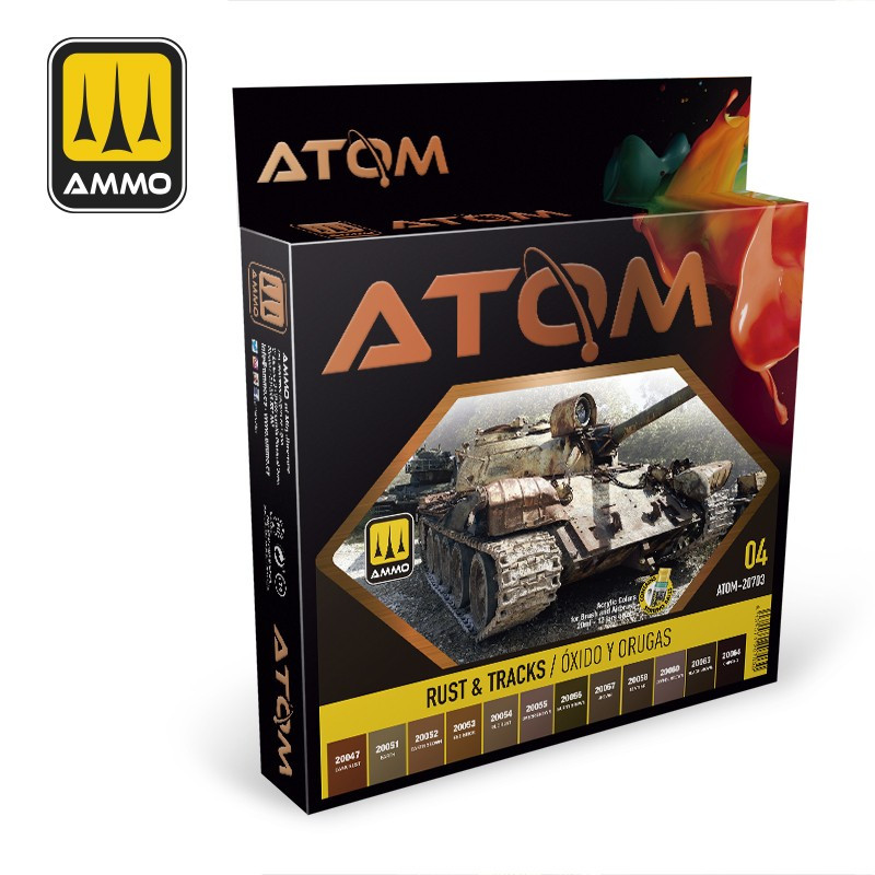 ATOM Rust & Track Colors Set AMMO by Mig Jimenez