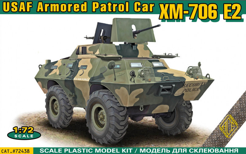 V-100 (XM706E2) USAF Armored Patrol Car 1/72 Ace Models