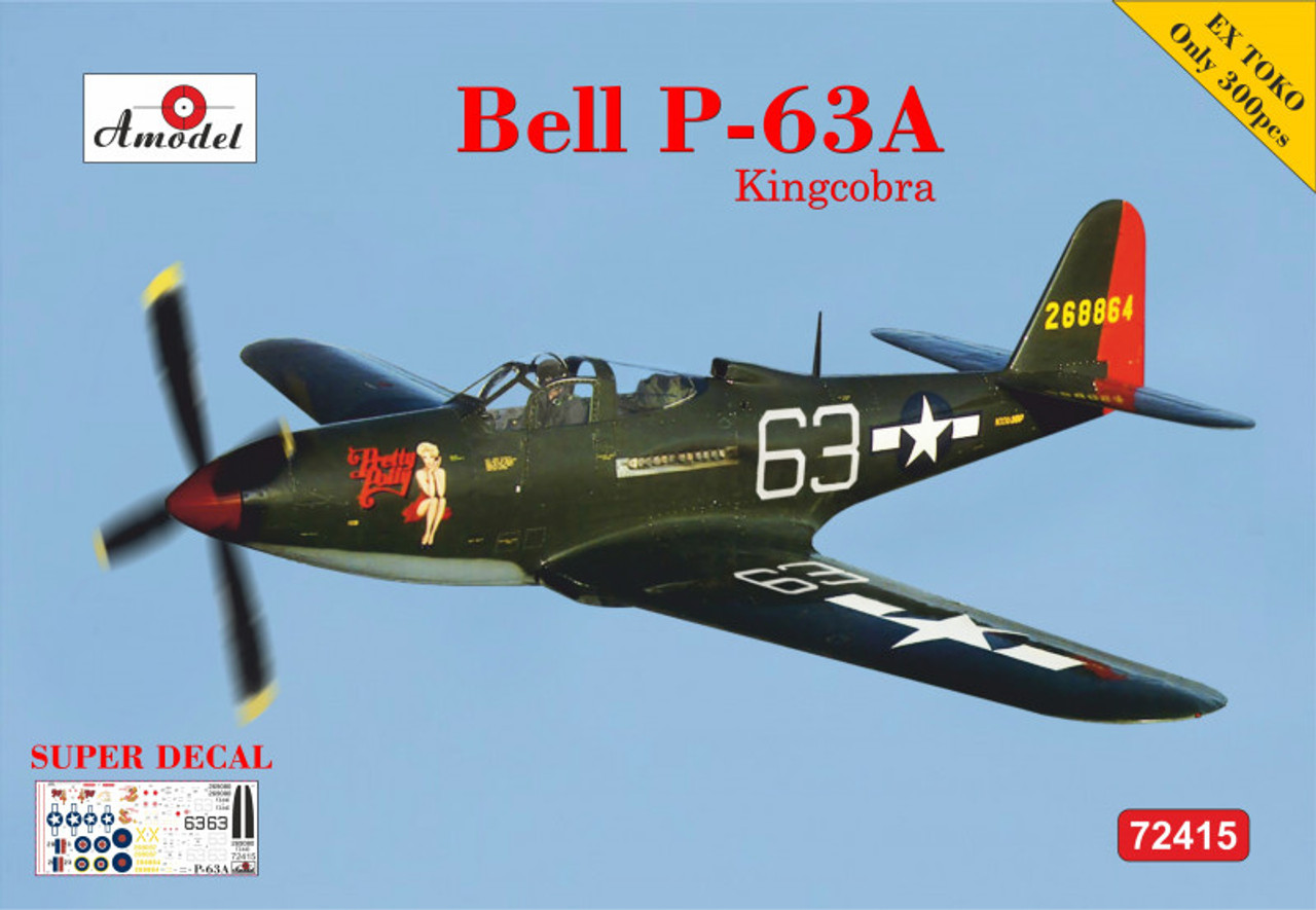Bell P-63A Kingcobra Fighter (Limited Edition) 1/72 A-Model