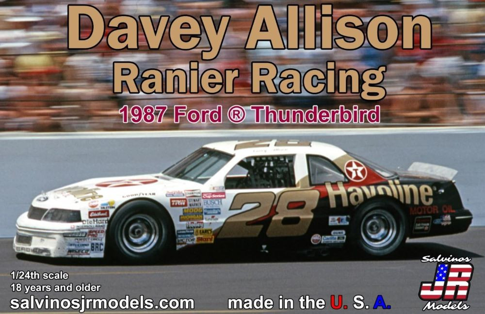 Ranier Racing Davey Allison #28 Havoline 1987 Ford Thunderbird Race Car ...