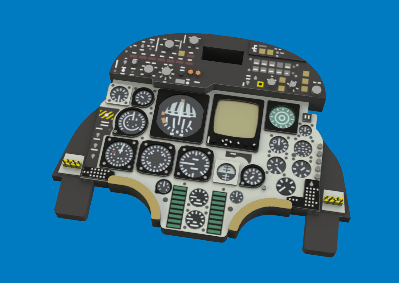 A4M Mod. 1975 LooK for MFA (Photo-Etch & Resin) 1/48 Eduard