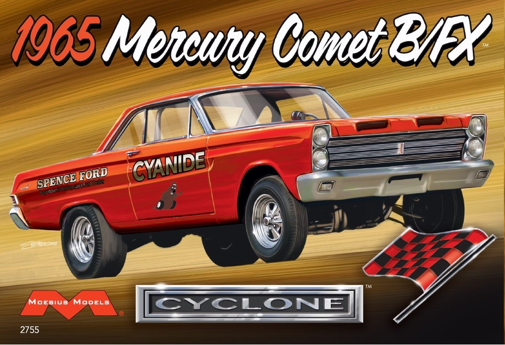 1965 Mercury Comet B/FX Cyclone 1/25 Moebius