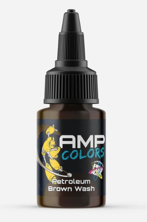Pro Acryl AMP Colors: Petroleum Brown Wash Acrylic Paint 22ml Bottle ...