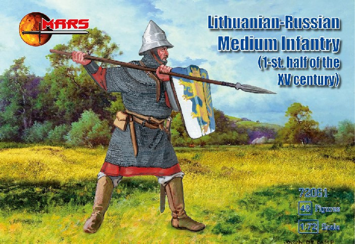 1st Half XV Century Lithuanian Russian Medium Infantry (48) 1/72 Mars ...