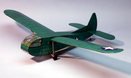 Waco CG4A Wooden Model Airplane Dumas