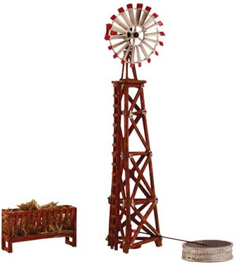 HO Built-N-Ready Old Windmill (Weathered) Woodland Scenics