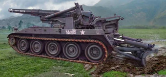 US M108 105mm/L30 Self-Propelled Howitzer 1/35 AFV Club