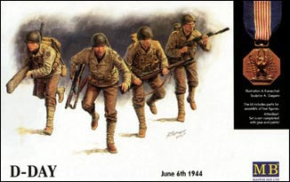US Rangers D-Day Jun. 6, 1944 (4) 1-35 Masterbox