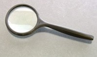 Round Glass Magnifier 2" 8x Power