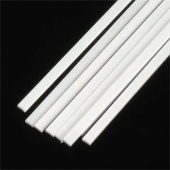 .020 x .080 Rectangular Rods Styrene (10) Plastruct Supplies