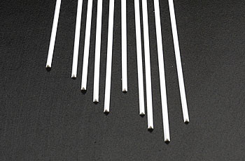 .060 Triangular Rods Styrene (10) Plastruct Supplies