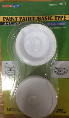 Paint Palette Basic Type (8) w/Lids (4) Trumpeter
