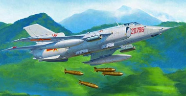 Nanchang Q-5 Chinese Ground Attack Aircraft 1/72 Trumpeter