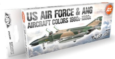 Air Series: US Air Force & ANG Aircraft 1960s-1980s Acrylic Paint Set ...