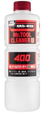 Mr. Tool Cleaner 400ml Plastic Bottle Mr Hobby Paint