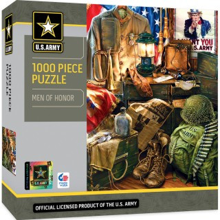 US Army: Men of Honor (Military Gear) Puzzle (1000pc) Masterpieces Puzzles
