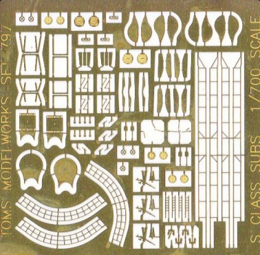S Class Submarines Detail Set 1/700 Toms Modelworks