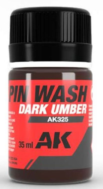 Dark Umber Pin Wash Enamel 35ml Bottle AK Interactive