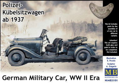 WWII German Open-Type Military Police Car 1/35 Masterbox