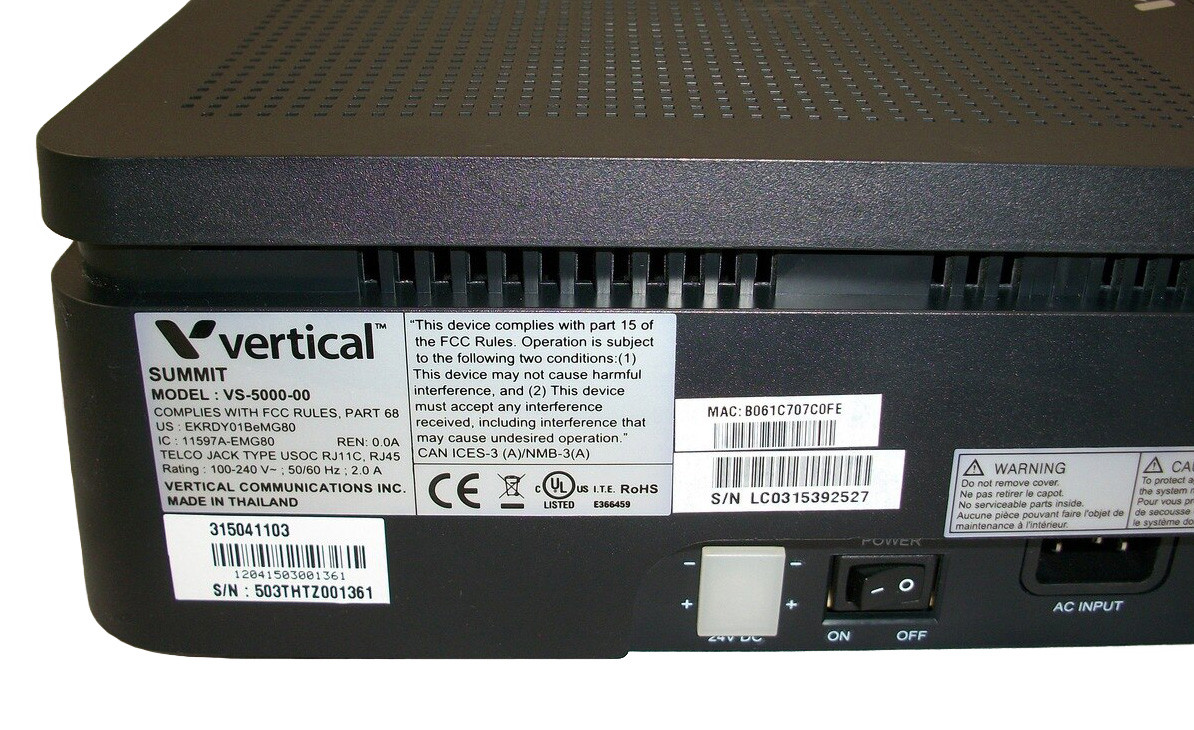 Vertical Summit 8X16 System VS-5000-816 Includes VS-5032-48, 16Hr ...