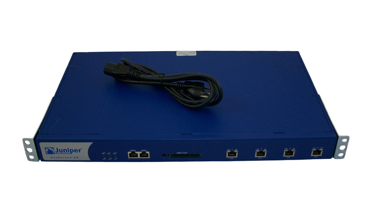 Juniper NS-025-001 NetScreen 25 Firewall OS:5.4or23.0 AC Power ...