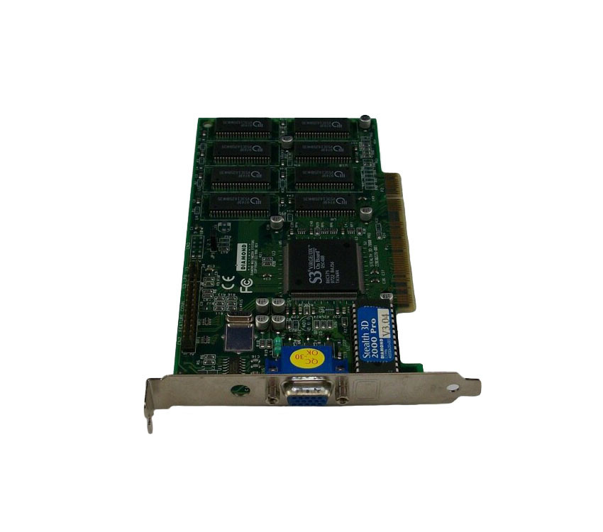 Diamond 23030229-401 Stealth 3D 2000 Pro 4MB PCI VGA Video Card ...