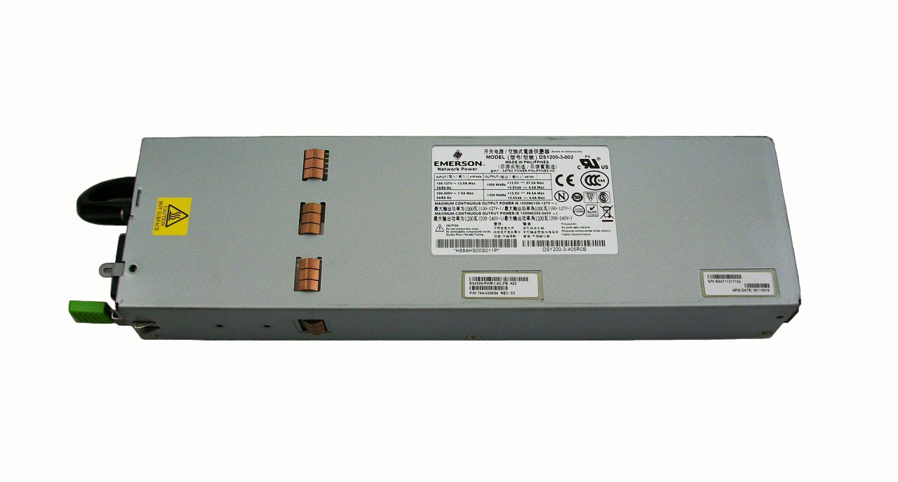 Juniper EX4500-PWR1-AC-FB 740-029654 1200 Wall Power Supply Front-to ...
