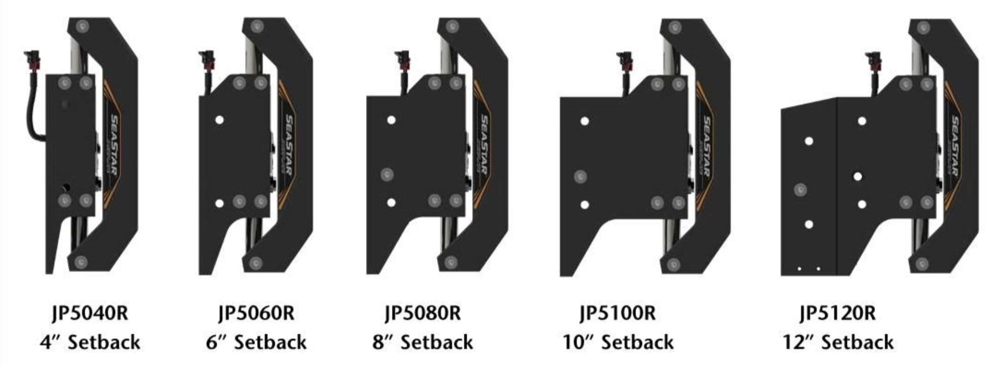 Seastar JP5060R Hydraulic Jackplate 6" Setback Standard - Seatech ...