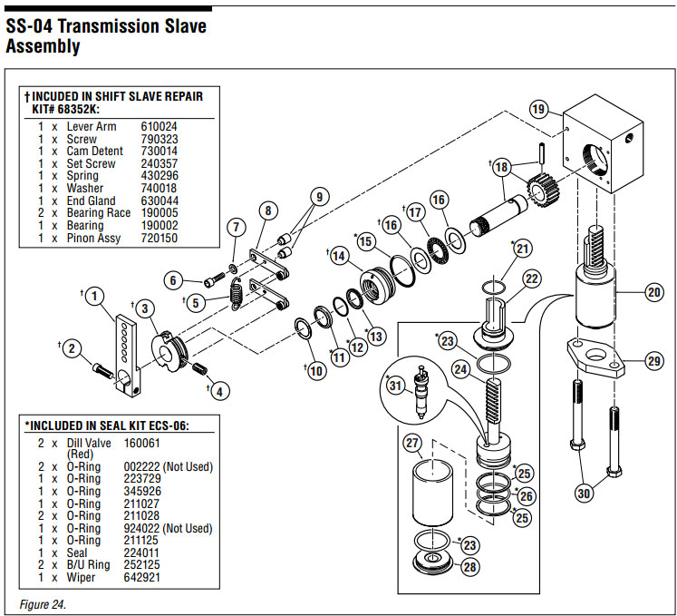 Hynautic SS-04 | Shifter Slave | Hydraulic Engine Controls