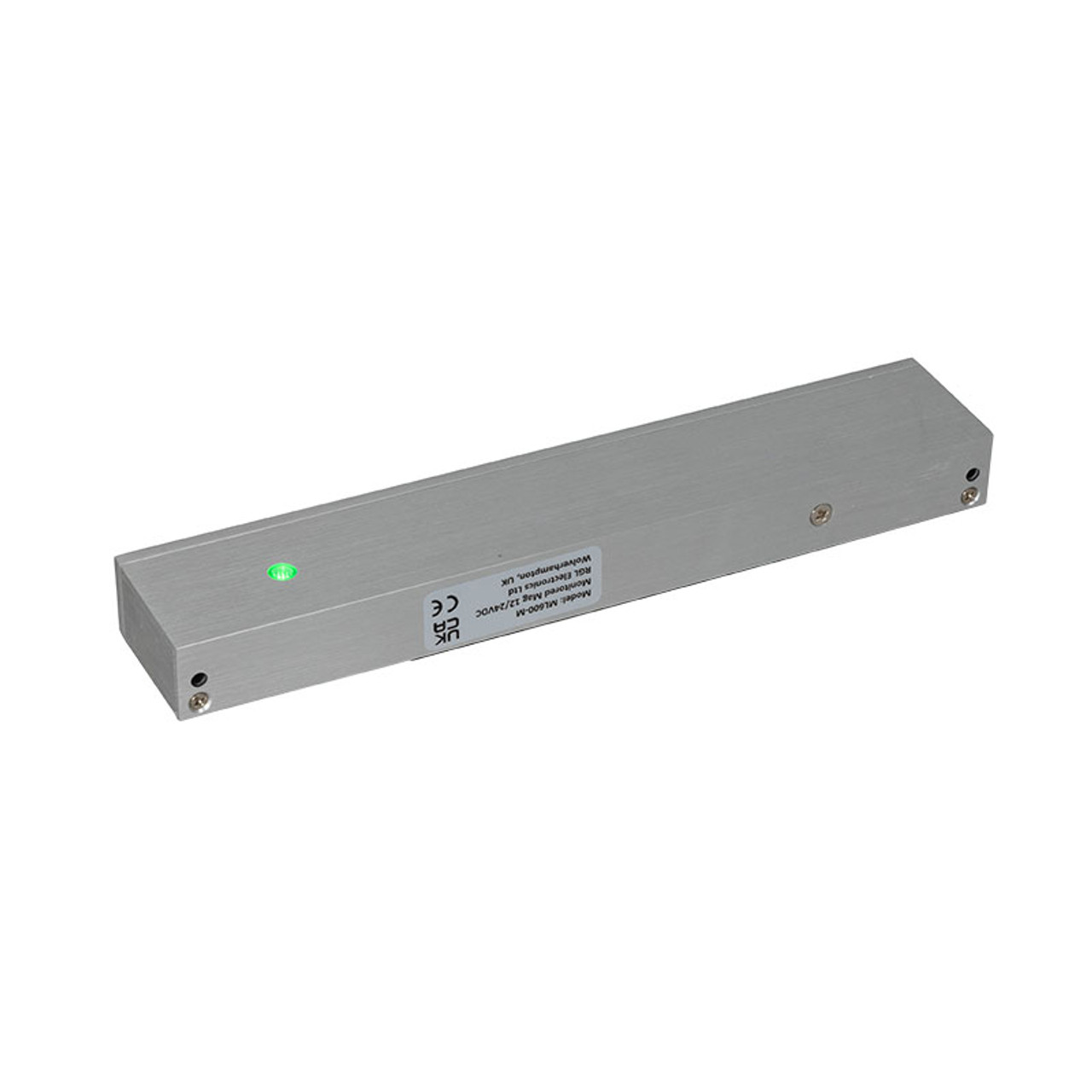 ML600 Slimline Magnetic Lock, 280kg Hold, Fire Tested - RGL ML600 Slimline Magnetic Lock, 280kg Hold, Fire Tested - RGL