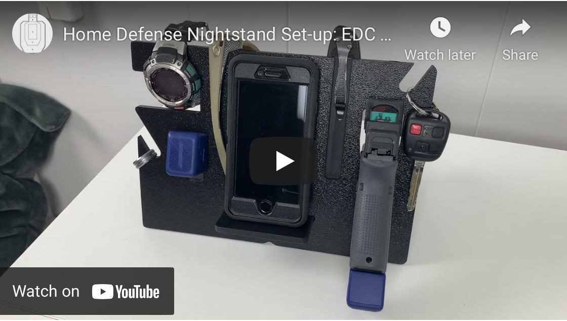Home Defense Nightstand Set-up: EDC Stand vs. Dump Tray - TactiPac ...