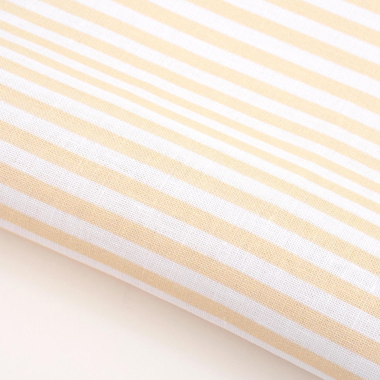 Neutral Parisian Stripes Cross Stitch Fabric