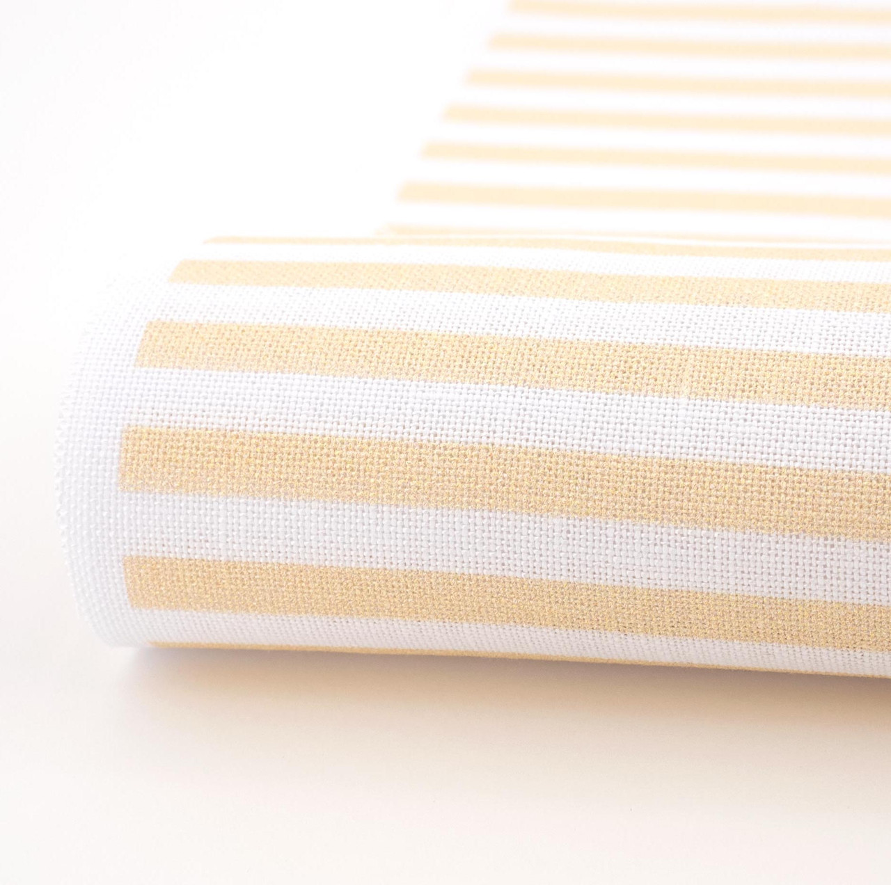 Neutral Parisian Stripes Cross Stitch Fabric