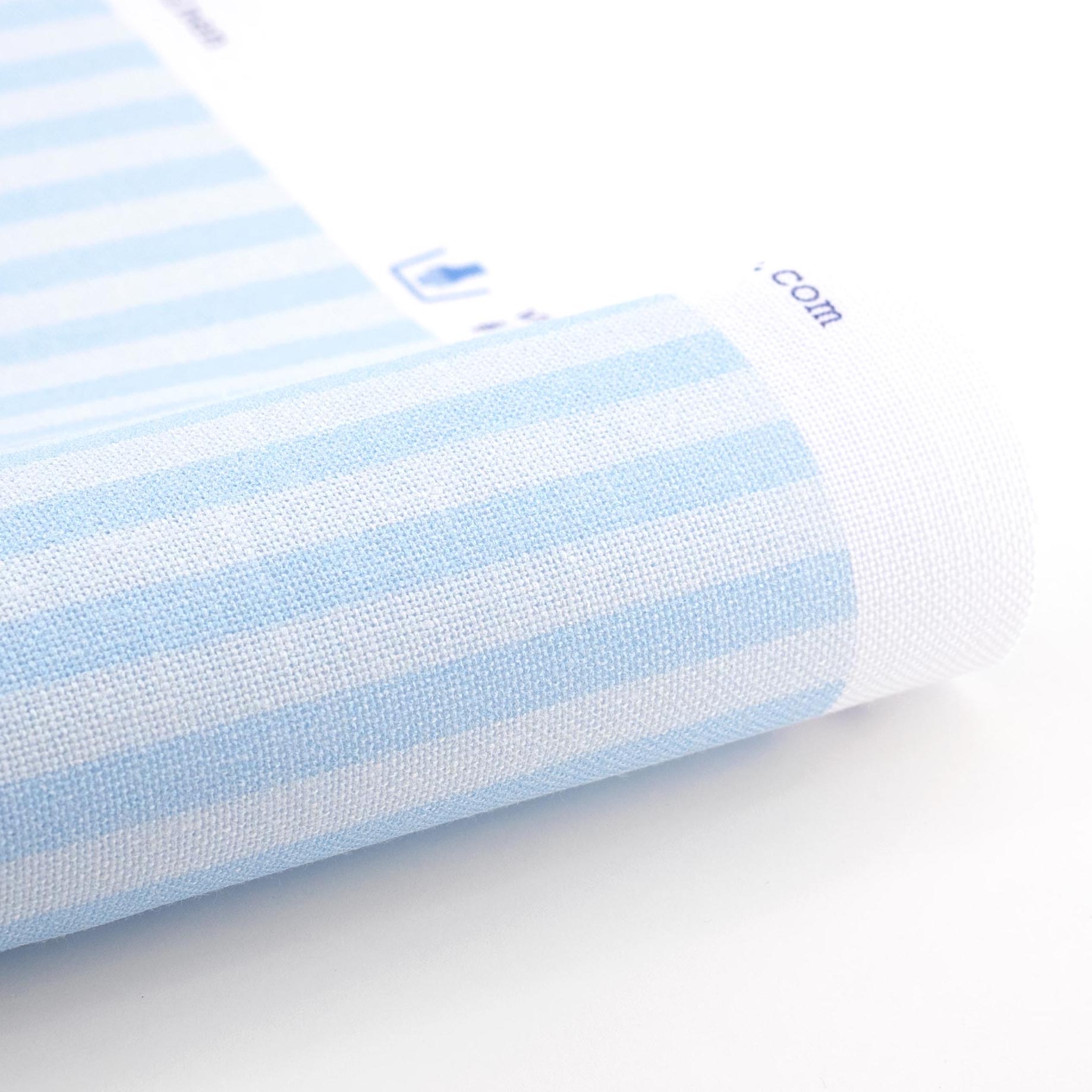 Blue Parisian Stripes Cross Stitch Fabric