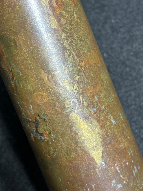 Awesome Inert Nazi 37mm PAK round with book