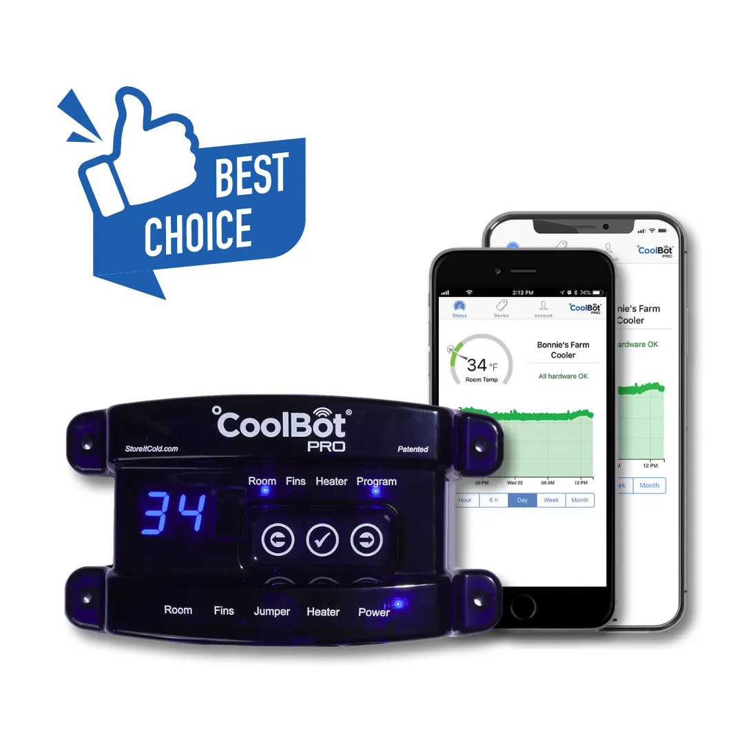 CoolBot PRO WiFi Digital Temperature Controller - DIY Walk In Cooler