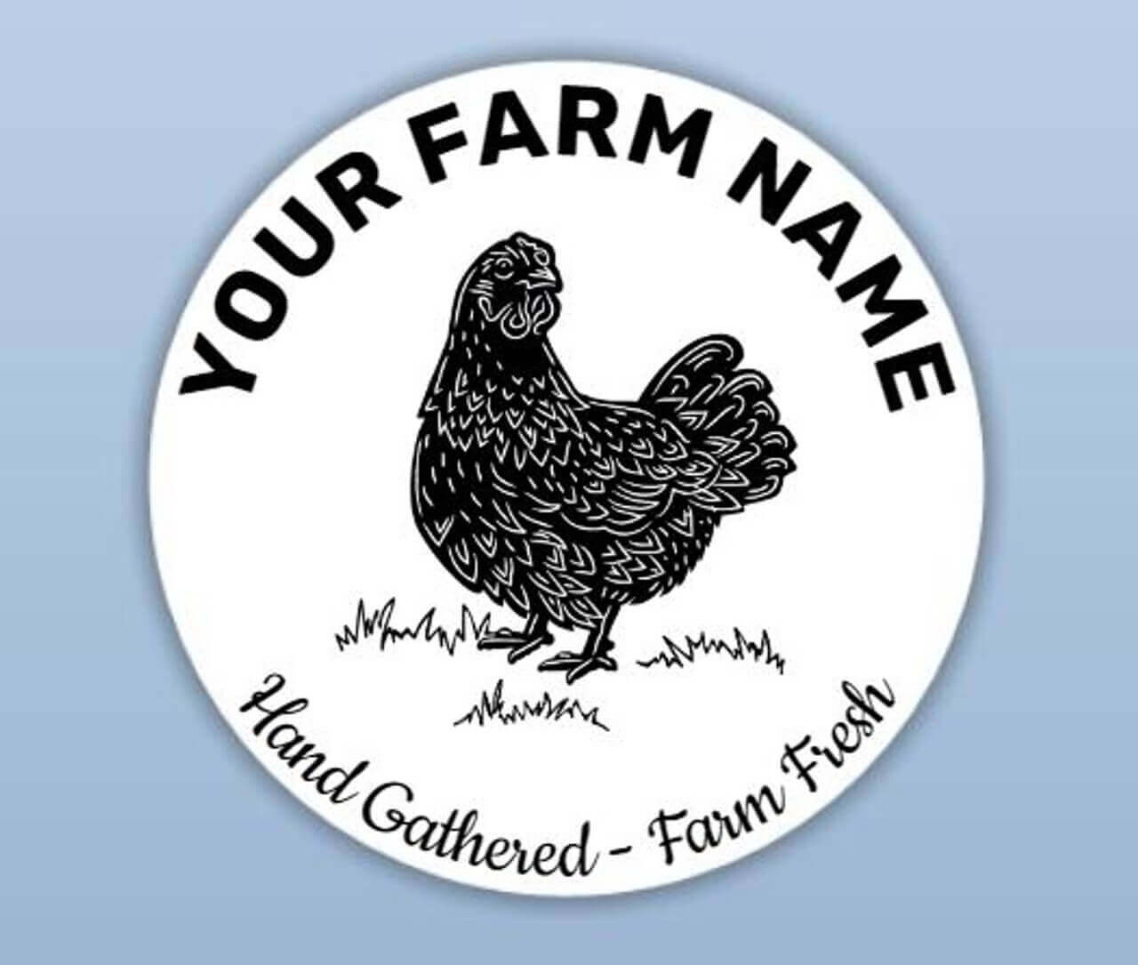 Customizable - Round Label