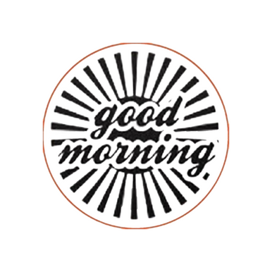 Good Morning + Sun Egg Stamp | Food Grade Ink