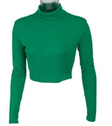 Cheer Fantastic Turtleneck Midriff Bodysuit 00411