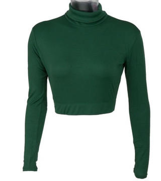 Cheer Fantastic Turtleneck Midriff Bodysuit 00411