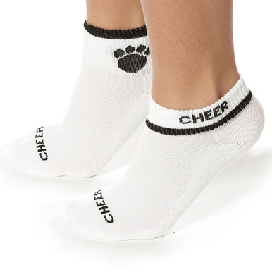 Flip Top Cheer Sock 744 PAW