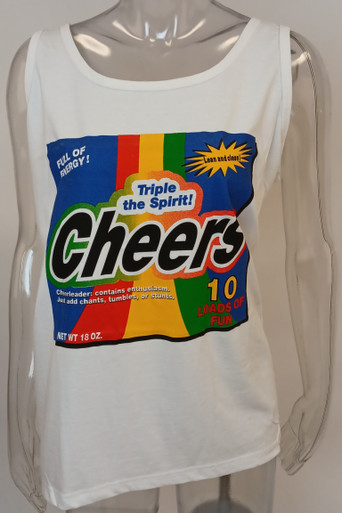 Triple the spirit CHEERS tank top