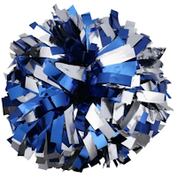 2-Color Metallic 5" Youth Pom