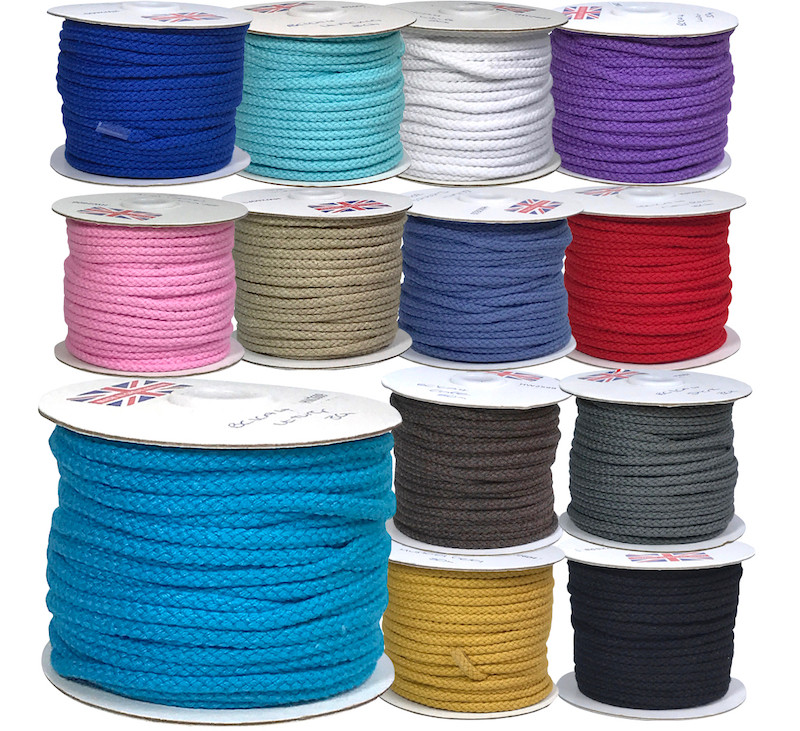 Cotton Braided Lacing Cord 30mt