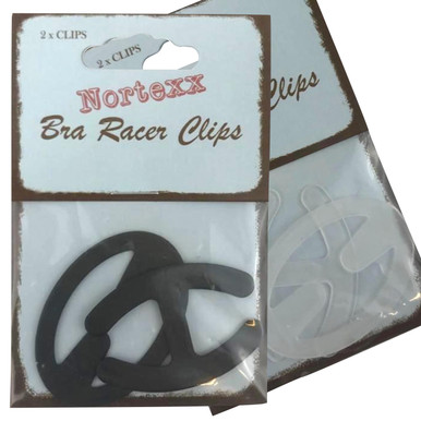 Bra Back Racer Clips 2pc