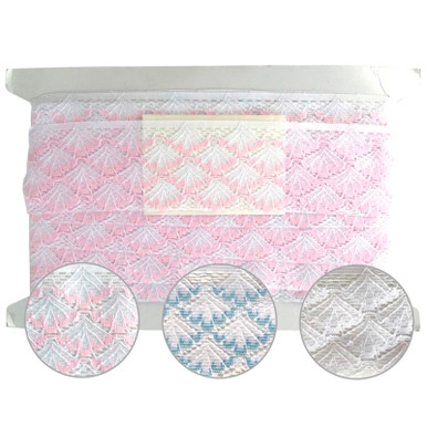 Clam Shell Flat Lace W:65mm 10mt