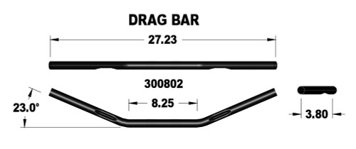 1" Drag Bars